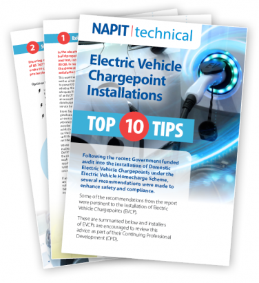 NAPIT releases new guide to electric vehicle charge point installations