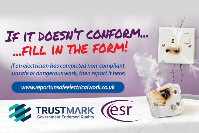 Data published from unsafe electrical work reporting tool