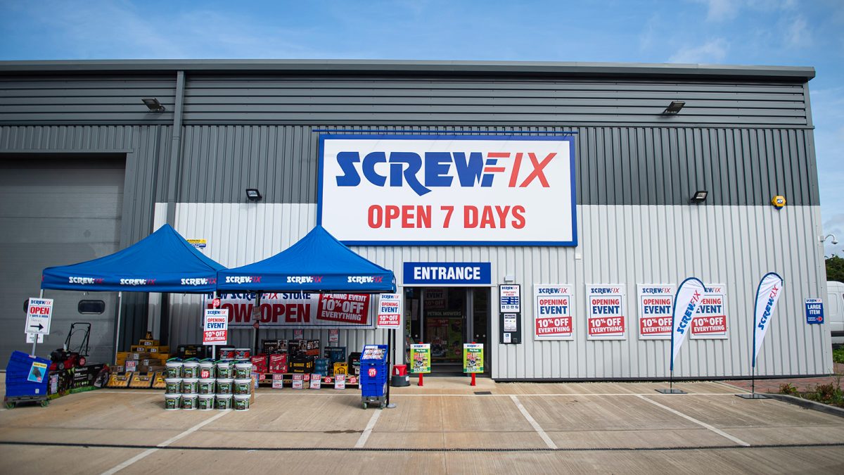 Screwfix expands with 80 stores opened in the last year