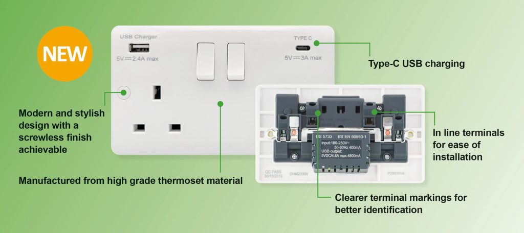 Hamilton Verve white plastic range - Electrical Contracting News