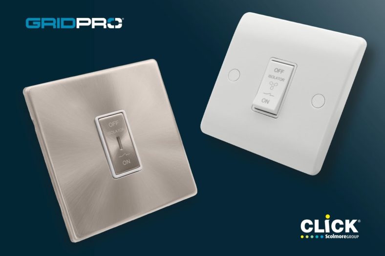 Click Scolmore adds Pole Fan Isolation Switches to GridPro range ...